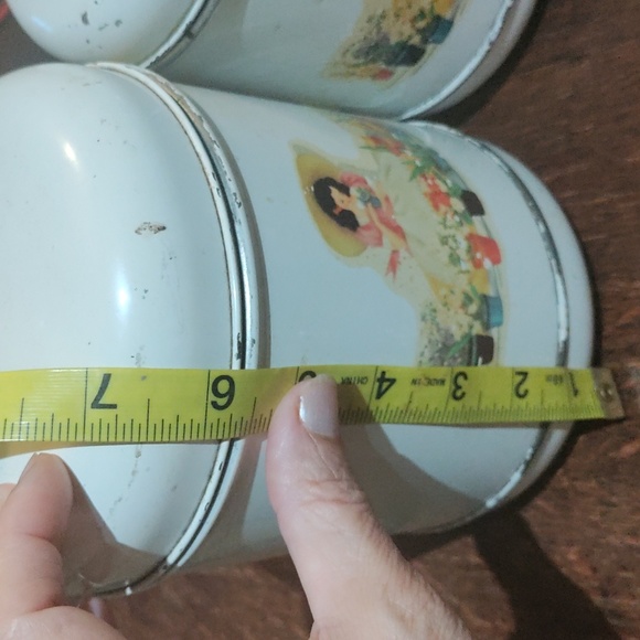 Kitchen | Vintage 194s Nesco 2 Piece Metal Canister 610gw4 | Poshmark